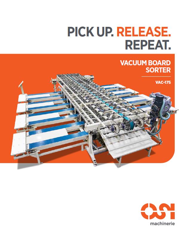 Vacuum board sorter - OSI Machinerie